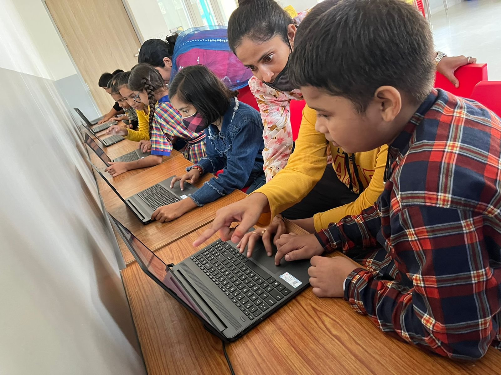 Kids at RMPS exploring the tech world - Rose Mount Pathways School